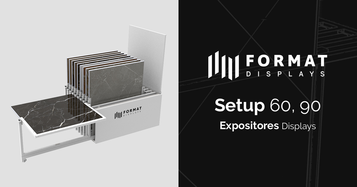 Setup 90 | Displays | Format Displays - Displays for ceramic products